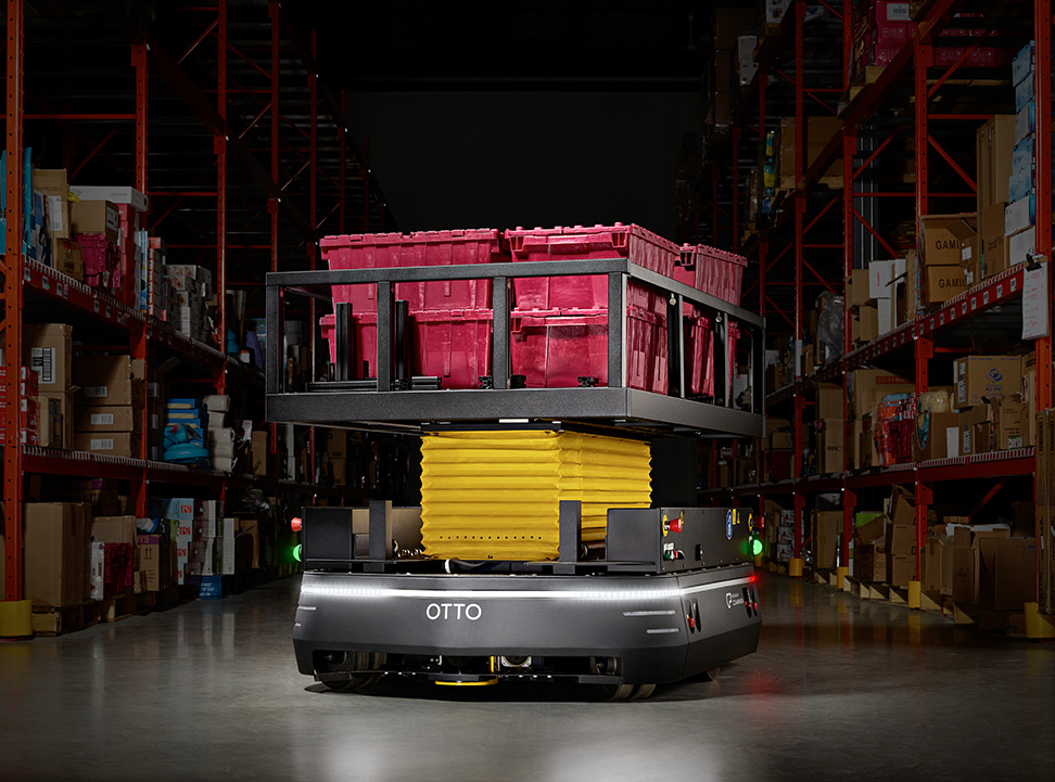 OTTO Self Driving Vehicles for Automated Material Transport